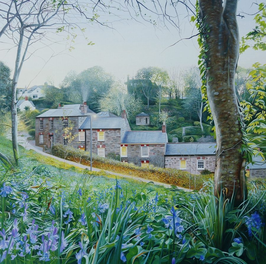 Bluebell Twilight, Stippy Stappy - Little Feathers Gallery
